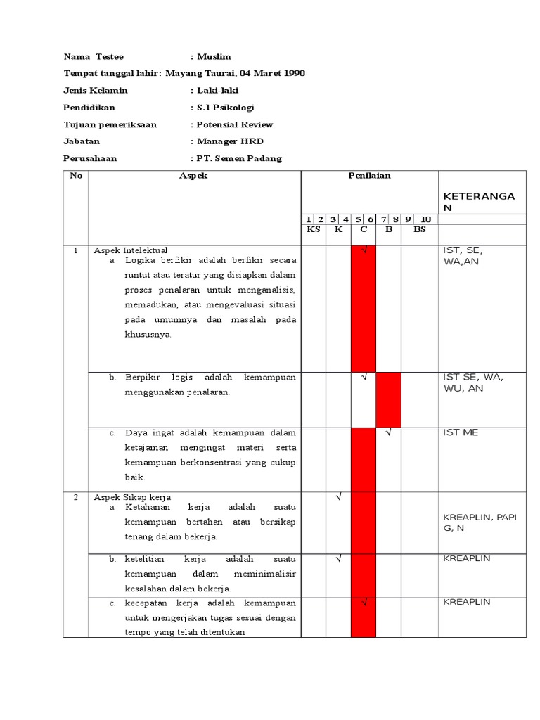 Psikogram | PDF