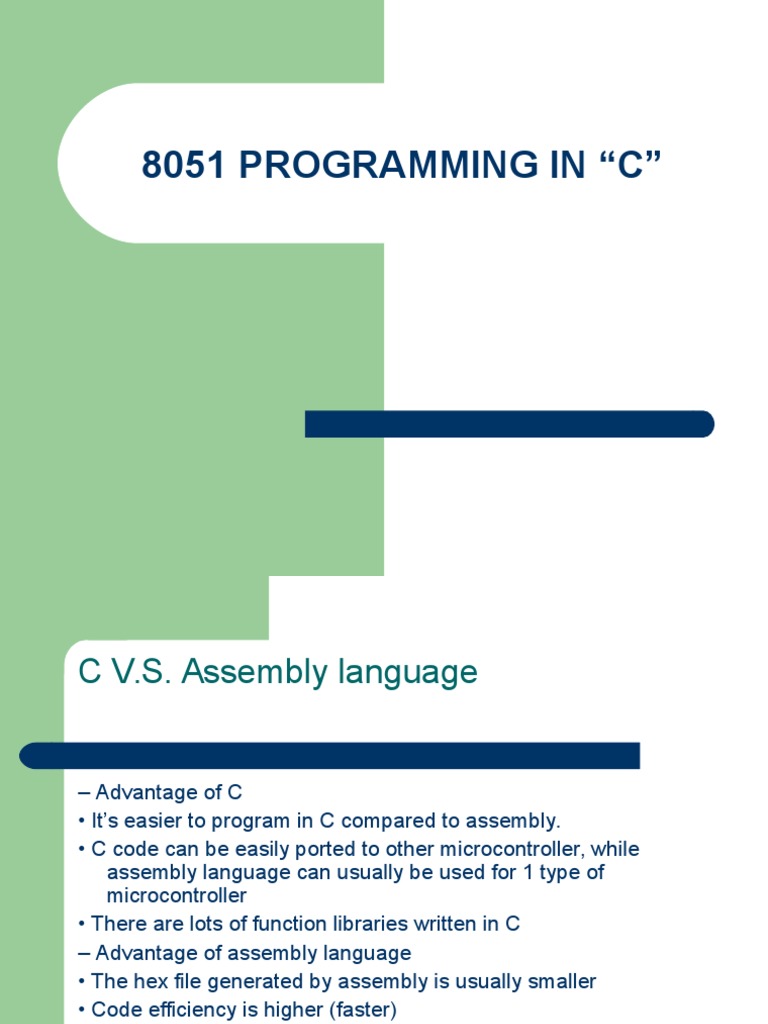 8051 Programming in C | PDF | C (Programming Language) | Integer ... 8051 Programming in C | PDF | C (Programming Language) | Integer ...
