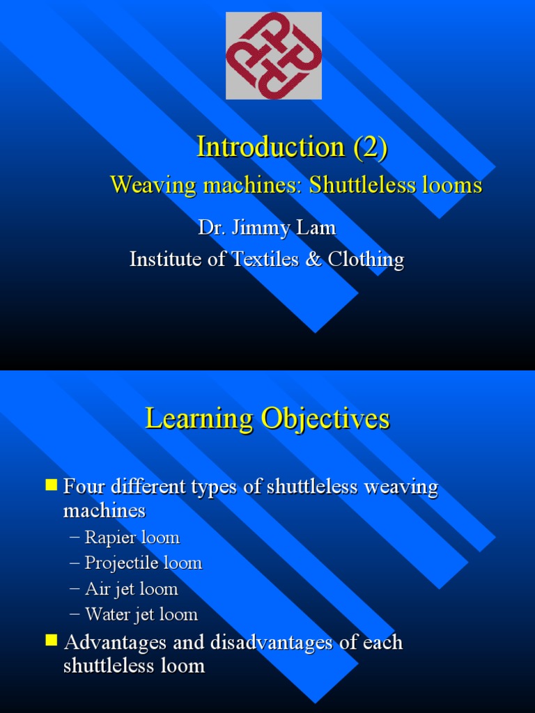 Types of Shuttleless Weaving Machines | PDF | Loom | Weaving