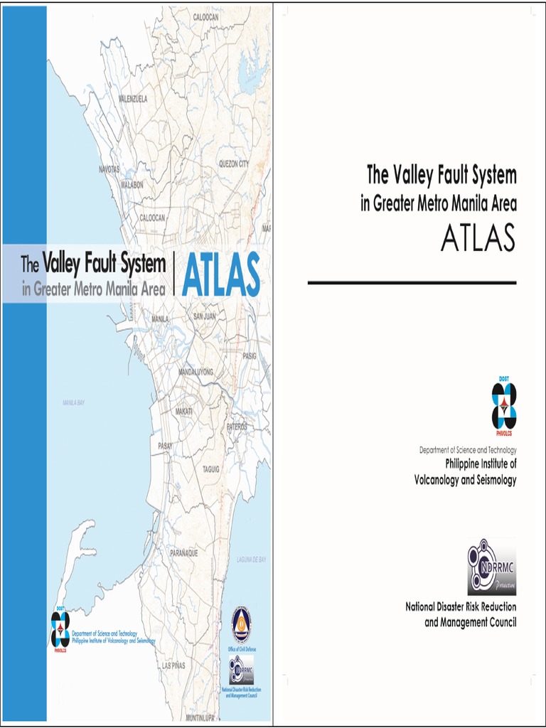 The Valley Fault System in Greater Metro Manila Area Atlas | PDF ...