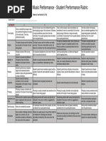 MZE3101: Recorder Rubric | PDF