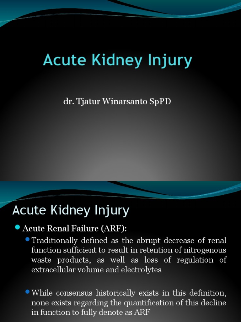 Acute Kidney Injury | Renal Function | Kidney
