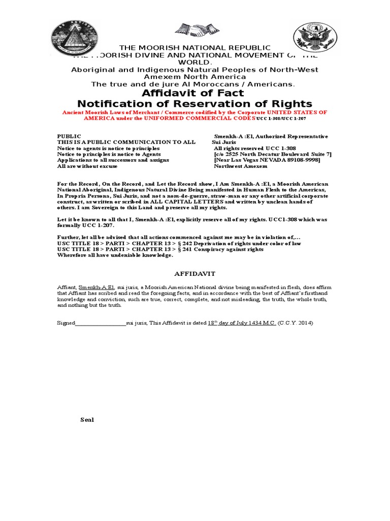 5 - Reservation of Rights Notice | PDF