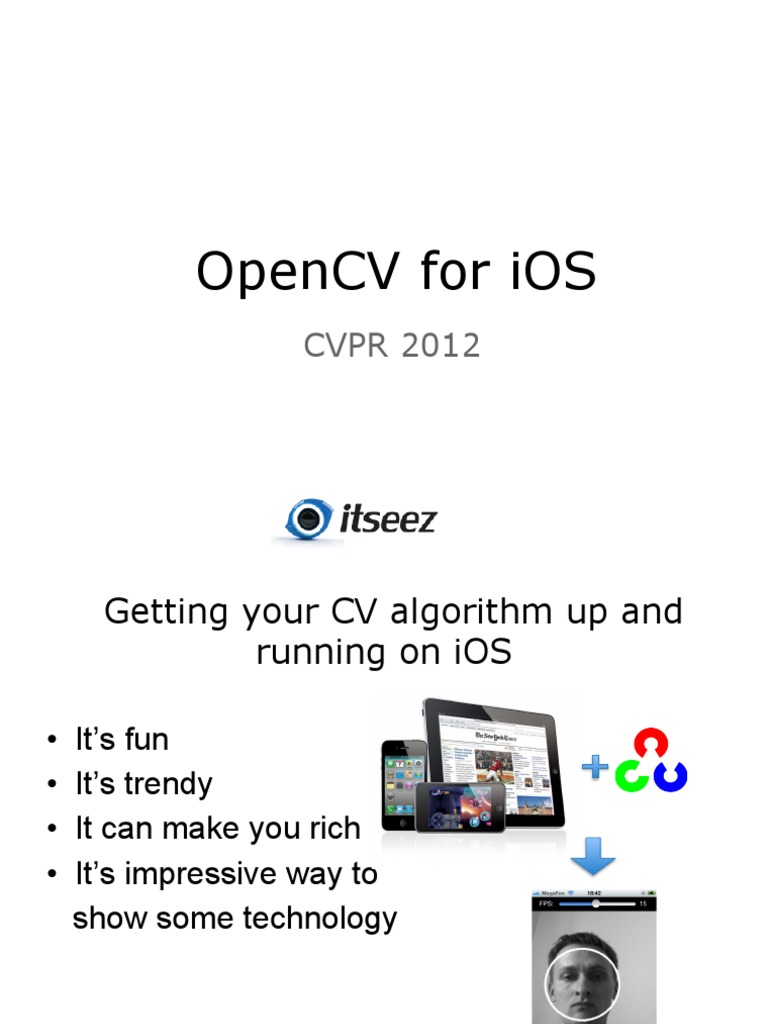 OPEN CV Tutorial | Objective C | Ios