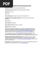 Modified Overt Aggression Scale MOAS PDF | PDF | Aggression | Mental Health