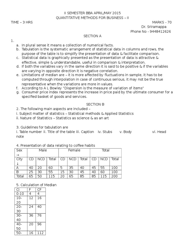 QABD | PDF | Statistics | Scientific Method