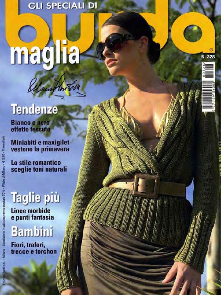 Burda Maglia N. 328 | PDF