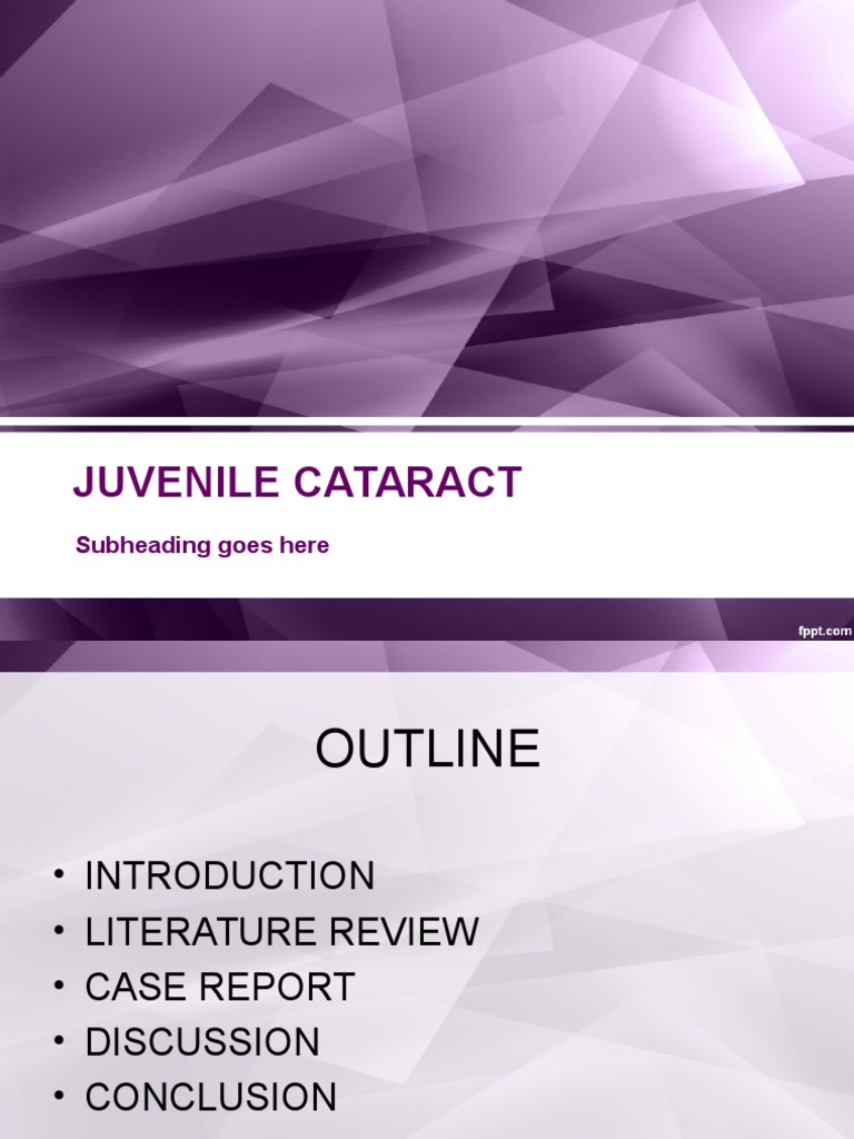 Juvenile Cataract | Download Free PDF | Cataract | Ophthalmology