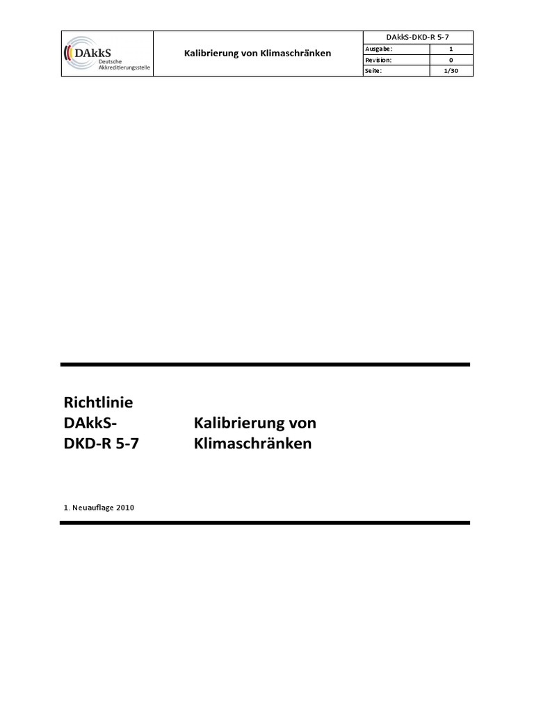 Dakks-Dkd-R 5-7 20100614 v1.0 | PDF