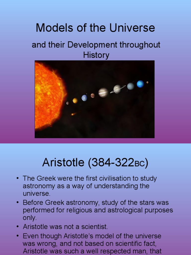 Models of The Universe | PDF | Heliocentrism | Galileo Galilei