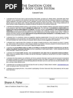 Emotion Code Chart for Trapped Emotions | PDF | Emotions | Anxiety