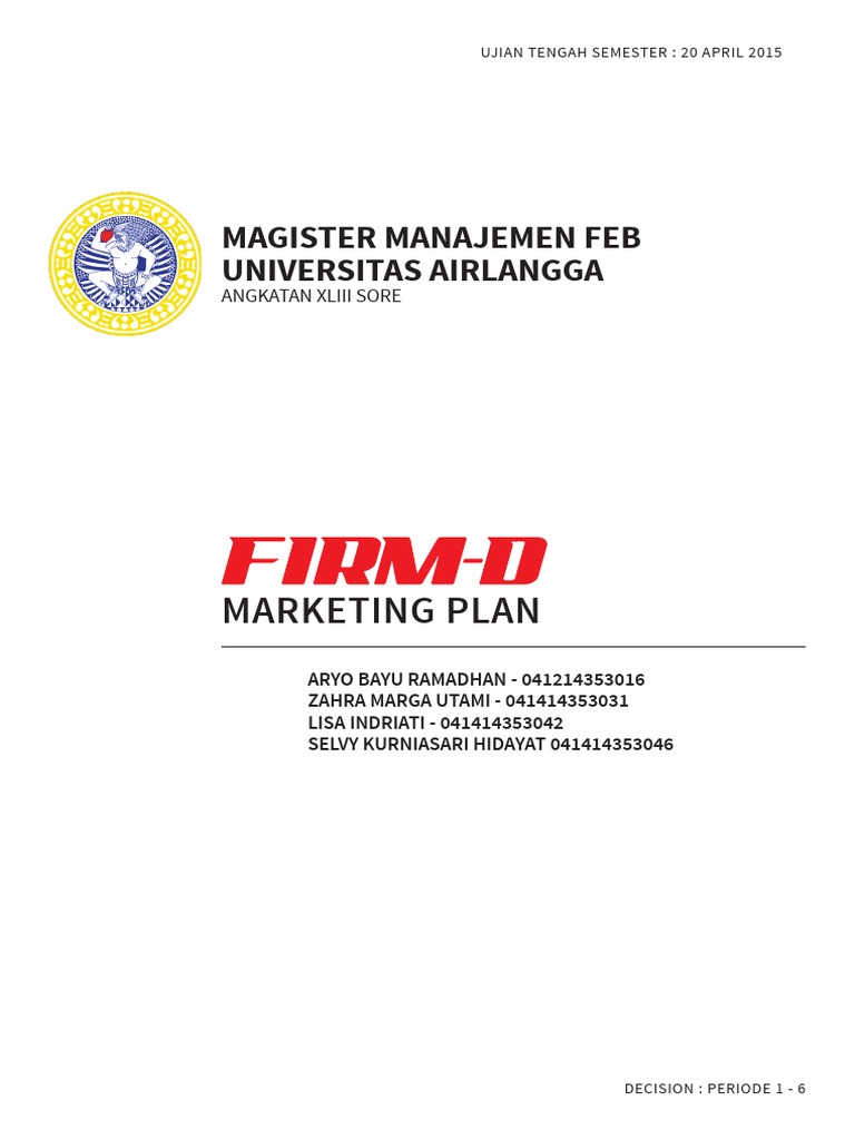 Firm D StratSim | PDF