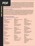 Unitized Group Ration Overview | PDF | Cuisine | Western Cuisine