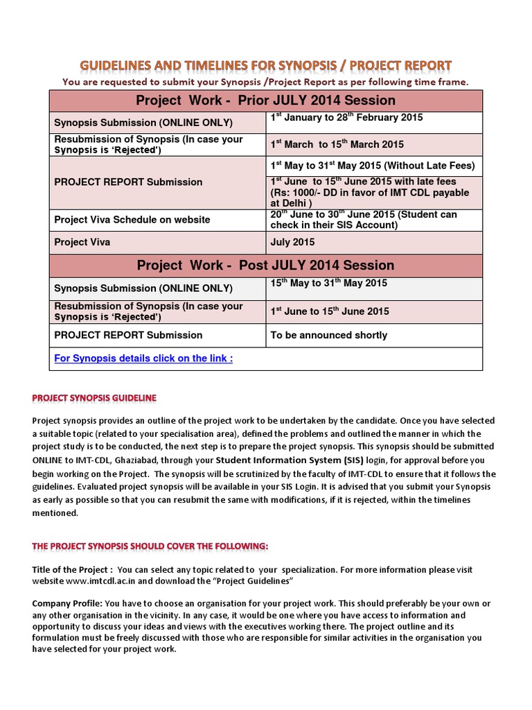 Project Timeline 1 | PDF | Survey Methodology | Questionnaire