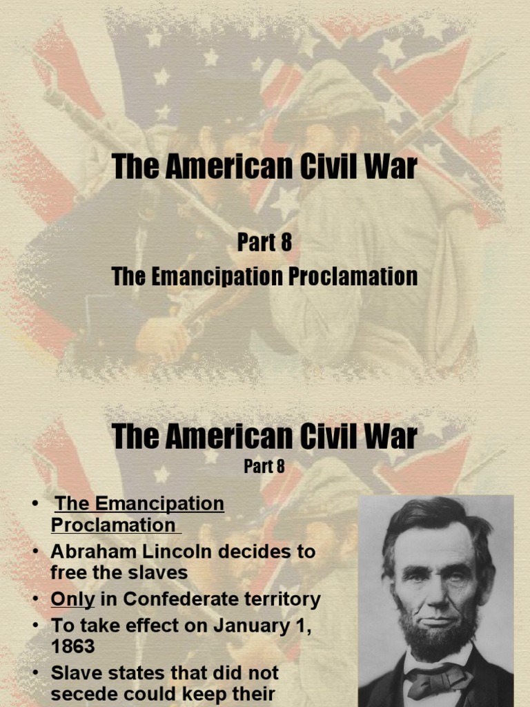Emancipation Proclamation Impact | PDF