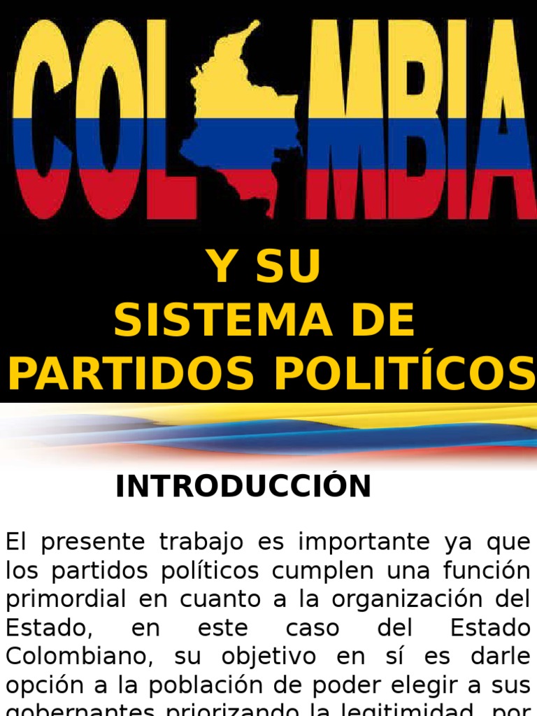 Colombia y Su Sistema de Partidos Politicos | PDF
