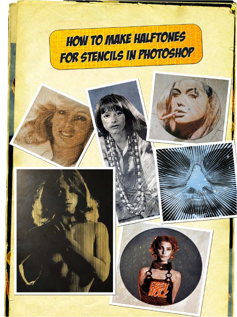 Halftone Stencil Tutorial English | PDF