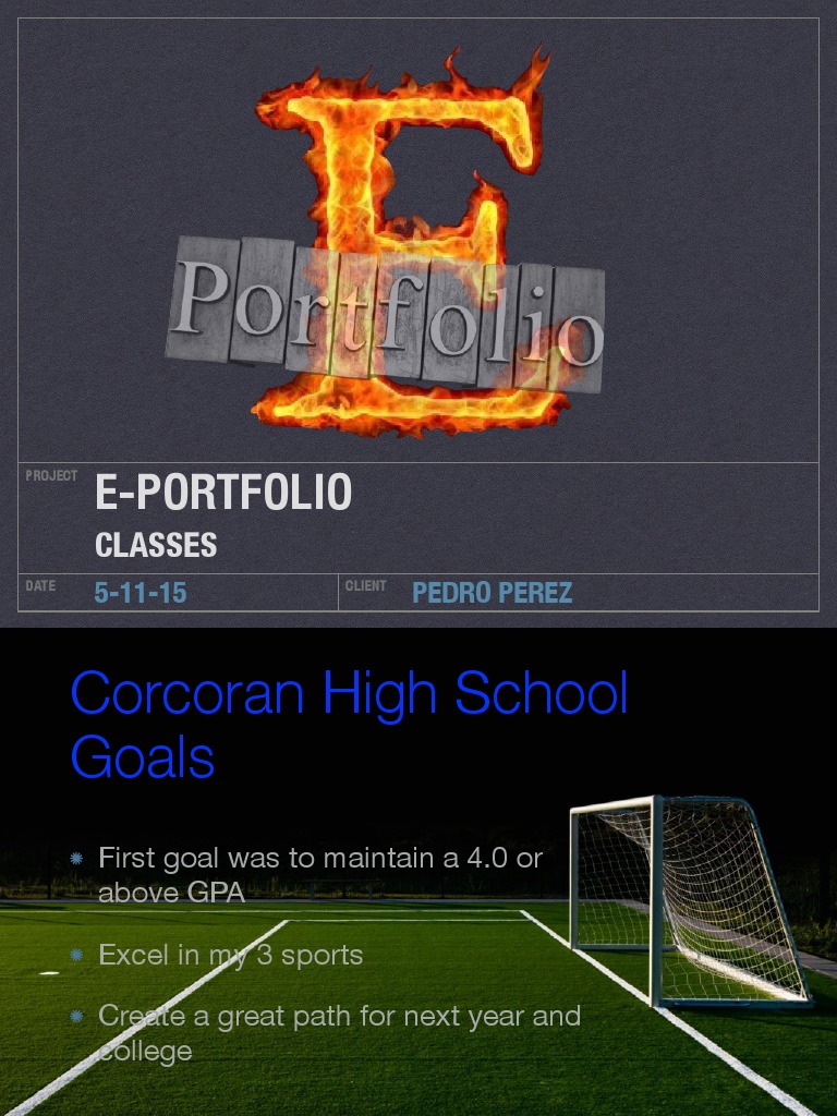 Sports Portfolio for Academic Success | PDF