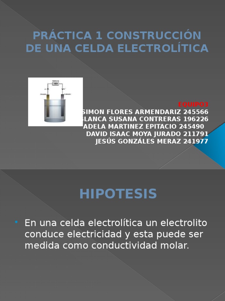Construccion de Una Celda Electrolitica Final | PDF | Ácido clorhídrico ...
