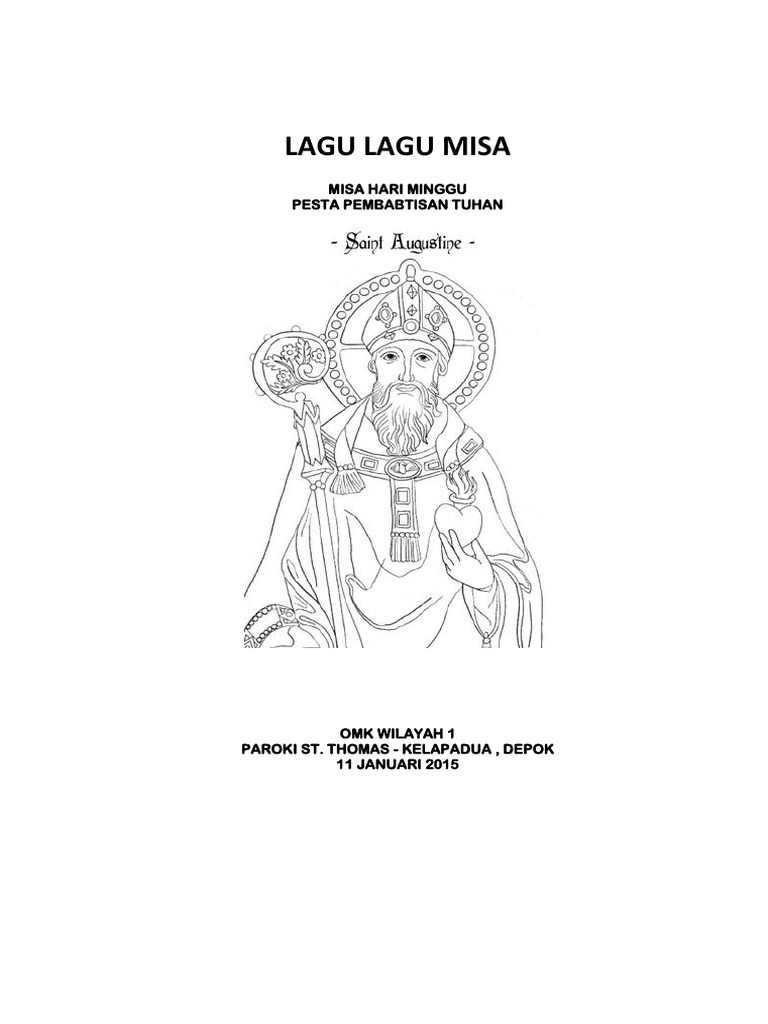 Lagu Lagu Misa Omk 1, Januari 11 2015 | PDF