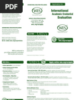 WES Course-by-Course Evaluation Guide | PDF