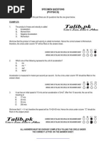 NAT IA Sample Paper for Testing Standards | PDF | Travel Visa | Quran