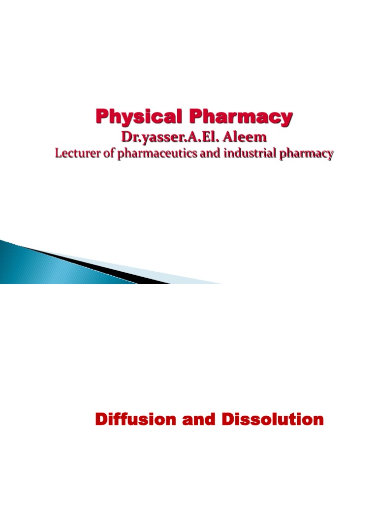 Difussion and Dissolution | PDF | Diffusion | Continuum Mechanics