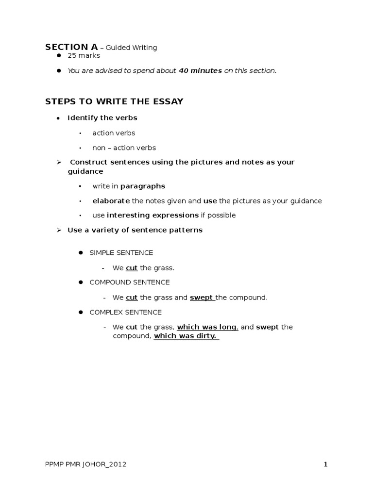 PMR English Guidance | PDF | Language Arts & Discipline
