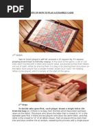Scrabble Rules - Scrabble Official Rules | PDF | Onomastics | Semiotics