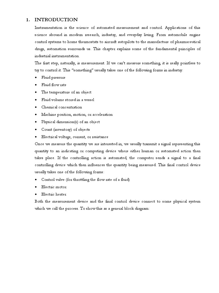 Instrumentation and Control For The Oil & Gas Industry | PDF ...