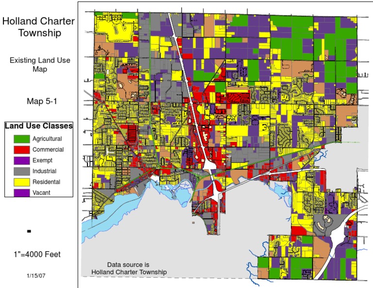 Holland Charter Township: Existing Land Use Map | PDF