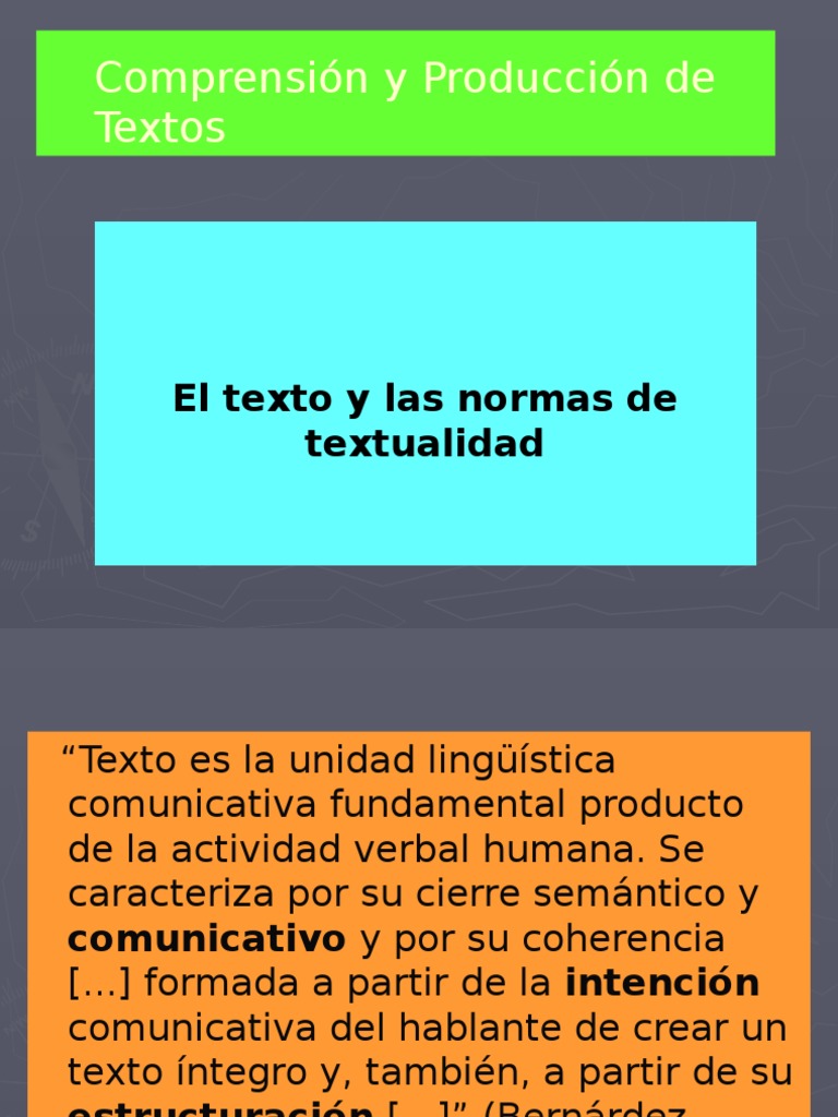 Normas de La Textualidad | PDF | Intertextualidad | Texto