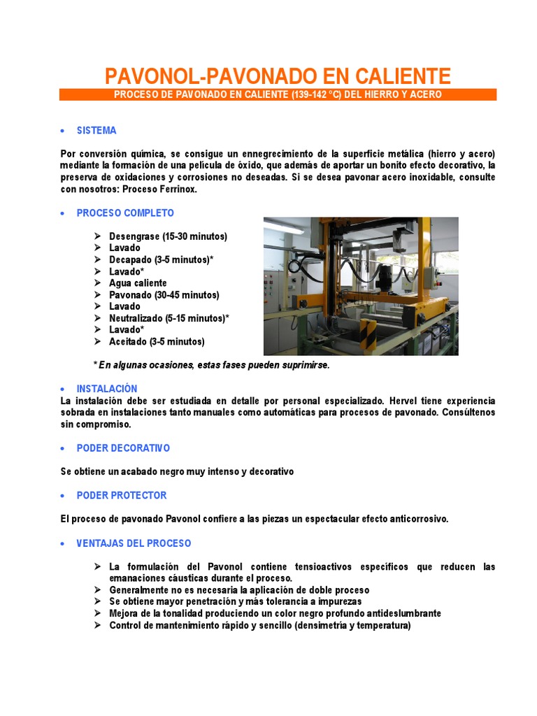Proceso de Pavonado | PDF | Acero | Hierro