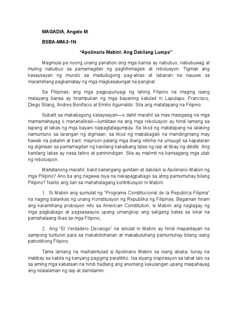 Reaction Paper: Philippine Treasure | PDF