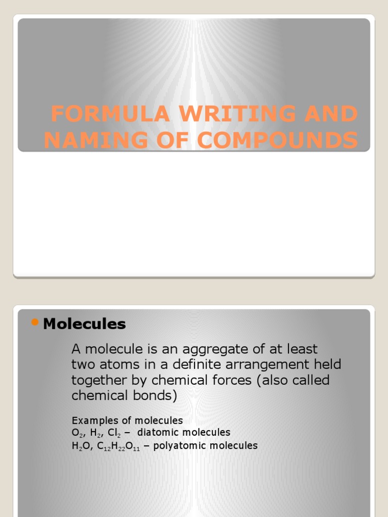 Ionic vs. Molecular Compounds Guide | PDF | Ion | Molecules