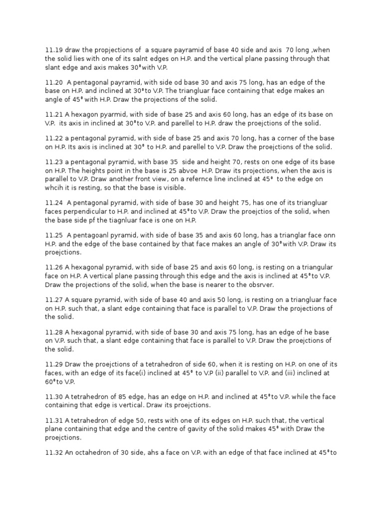 Engineering Drawing Concepts | PDF | Helix | Perpendicular