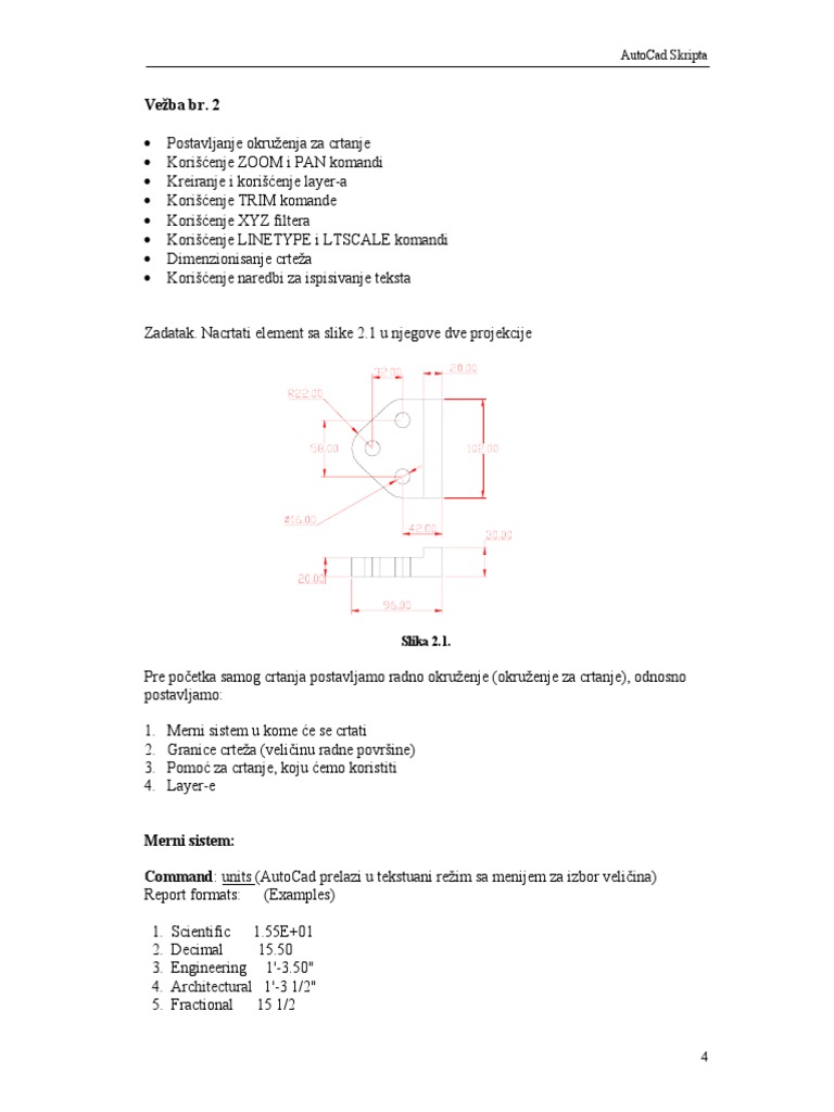 AutoCad Skripta | PDF