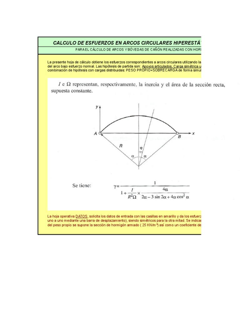 Diseño de Arco | PDF | Concreto reforzado | Componentes
