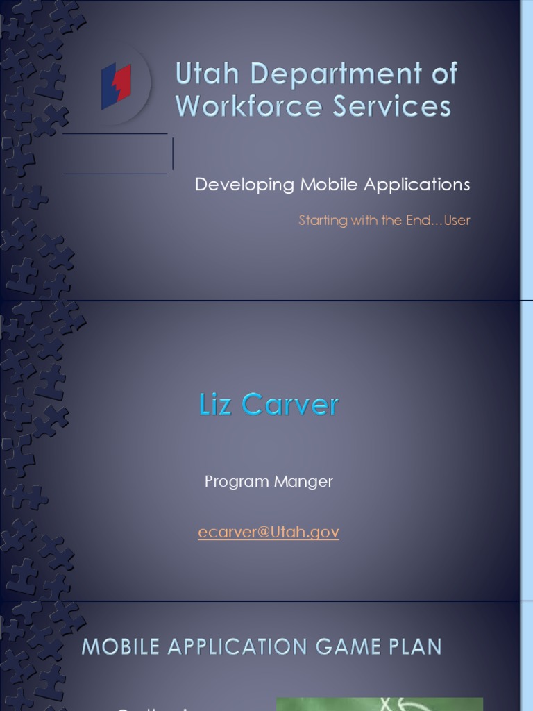 UT DGS 15 Presentation - Developing Mobile Apps - Carver | PDF | Career ...