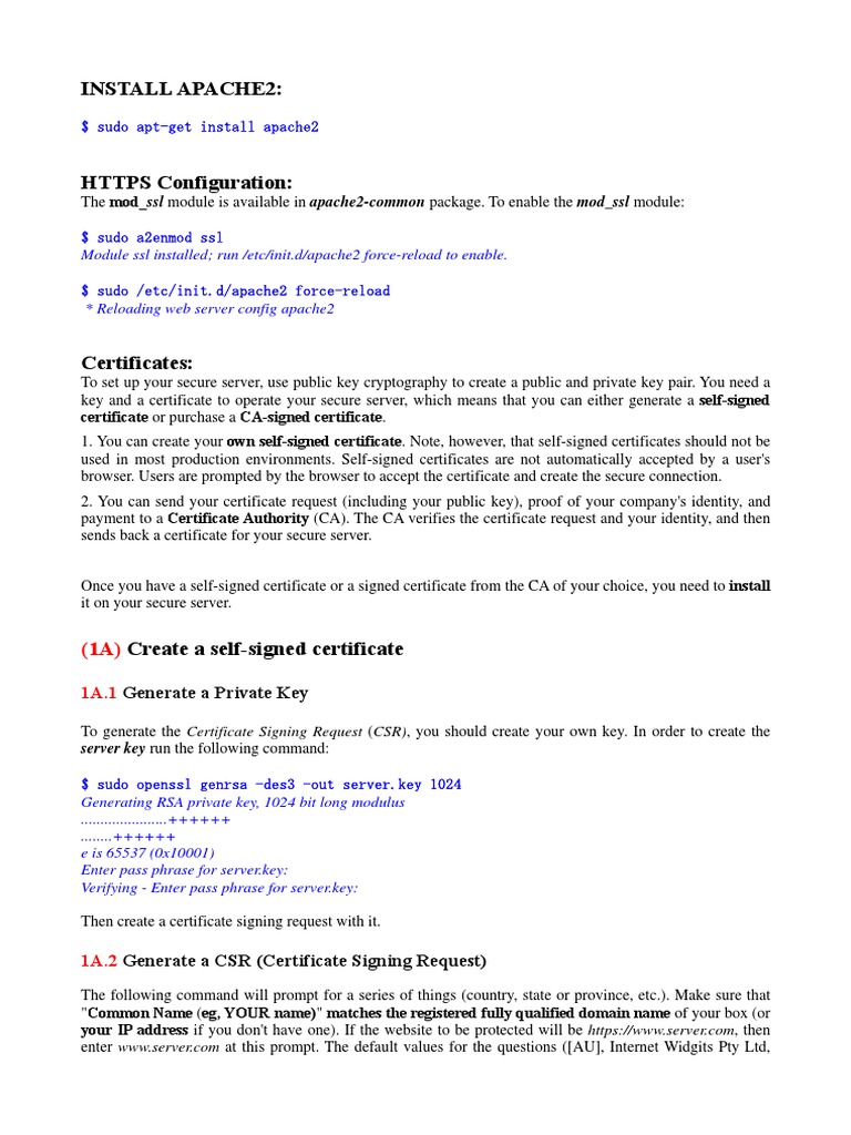 Openssl PDF | Download Free PDF | Public Key Certificate | Public Key ...