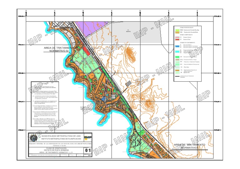 Zonificacion Punta Hermosa | PDF
