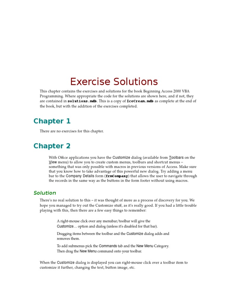 Exercise Solutions Pdf Subroutine Parameter Computer Programming