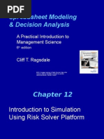 Quick Start Guide to @RISK Modeling | PDF | Net Present Value | Mean
