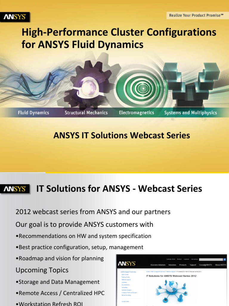 High-Performance Cluster Configurations For ANSYS Fluid Dynamics | PDF ...
