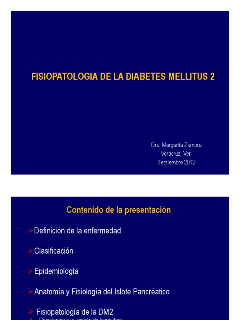 Fisiopatologia de La Diabetes Mellitus 2 | PDF | Diabetes mellitus ...