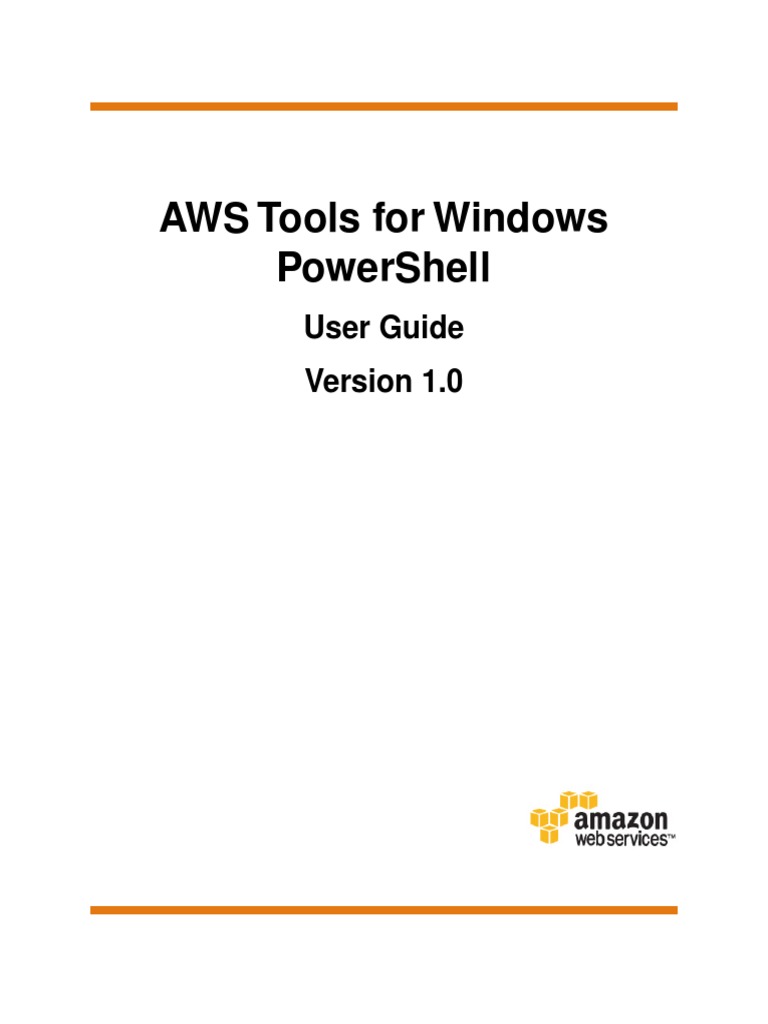 AWS Powershell Guide | PDF | Microsoft Windows | Command Line Interface