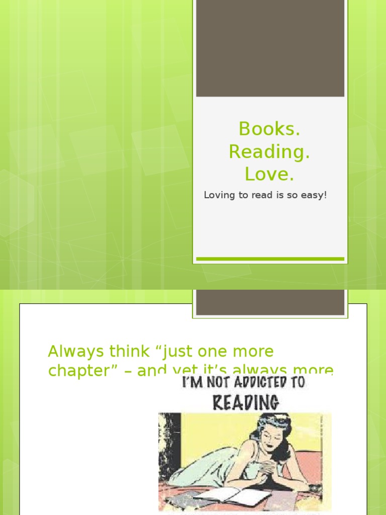 The Joys of Reading: Book Addiction | PDF