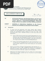 Budget Circular #96 - Revised RATA Rates | PDF | Local Government | Mayor