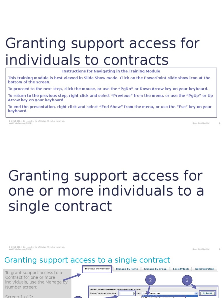 Granting Support Access For Individuals To Contracts | PDF | Computer ...