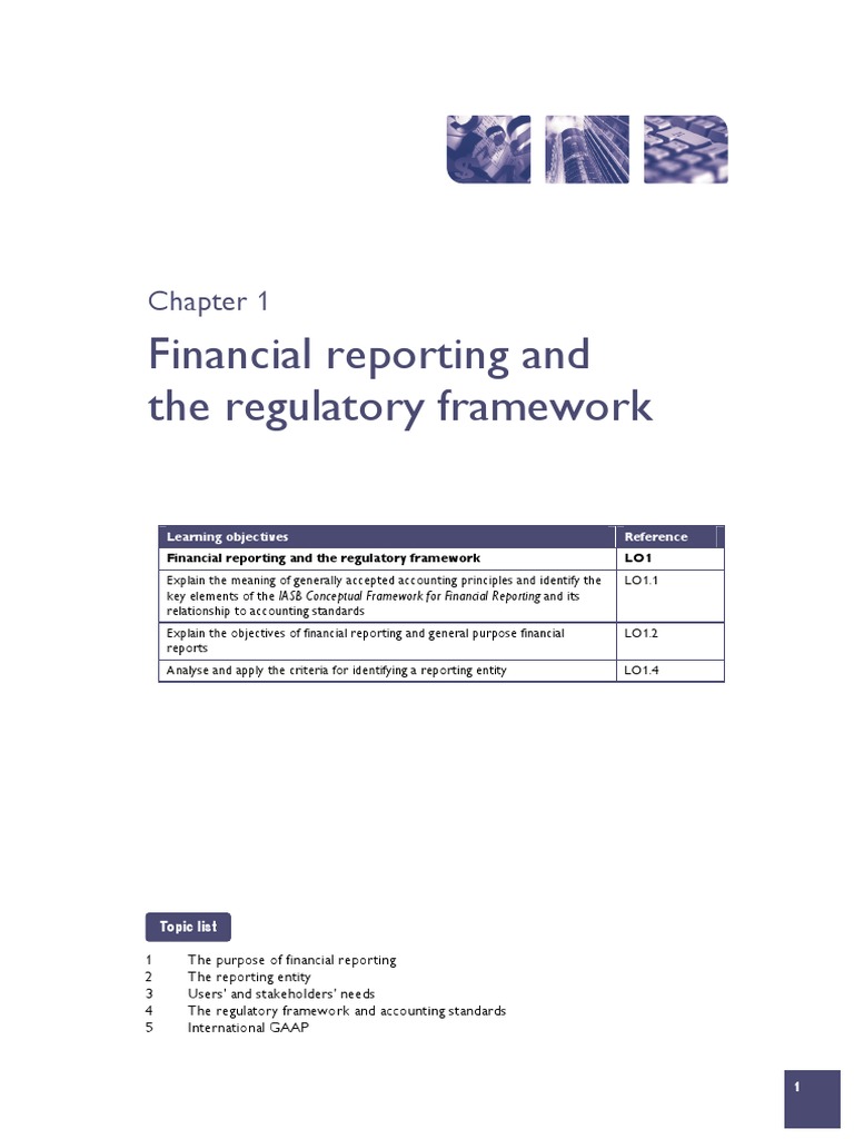 Financial Reporting and Regulatory Framework | PDF | International ...